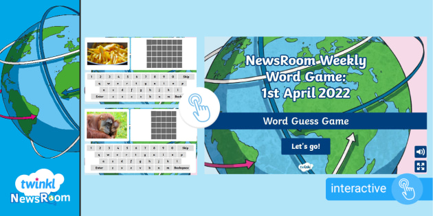 NewsRoom Interactive Weekly News Game - 1st April 2022