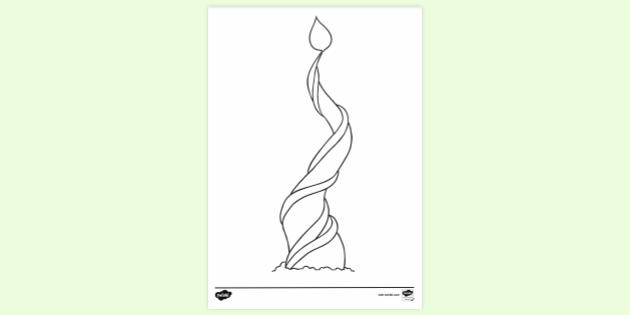 Bean Stalk Colouring | Colouring Sheets
