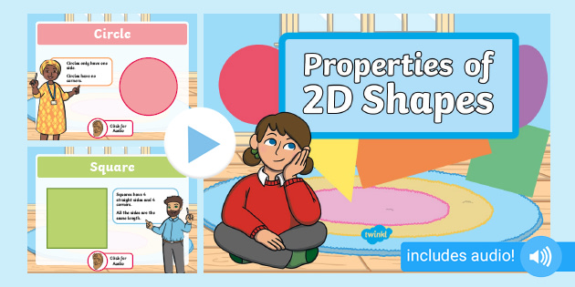 2D Shapes and their Properties PowerPoint (teacher made)