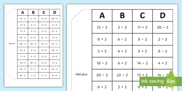 👉 Squashy Box - 2 Times Tables | KS1 Maths (teacher made)