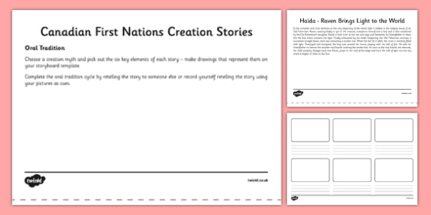 First Nation Creation Stories