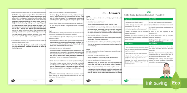 Guided Reading Questions Pages 24-28 to Support Teaching on Ug