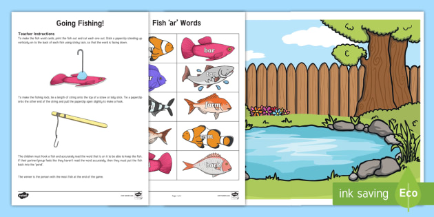 AR Sound Gone Fishing Activity