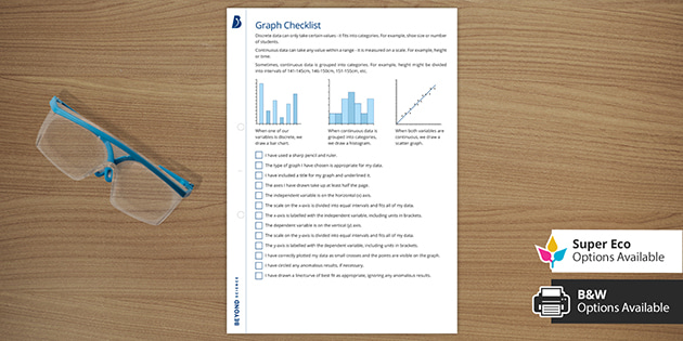 Graph Rules Checklist | KS3 Science | Beyond