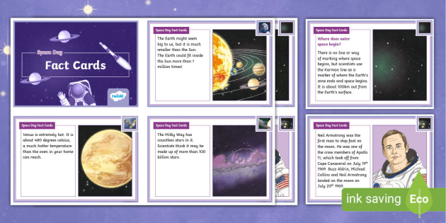 Space Flashcards - Space Day - 3rd/4th Class (teacher made)