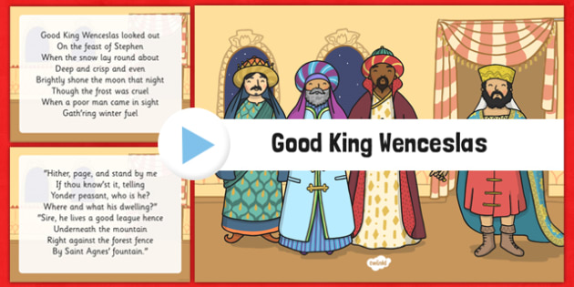 Good King Wenceslas Christmas Carol Lyrics PowerPoint
