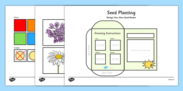 Seed Planting Sheets (teacher made)