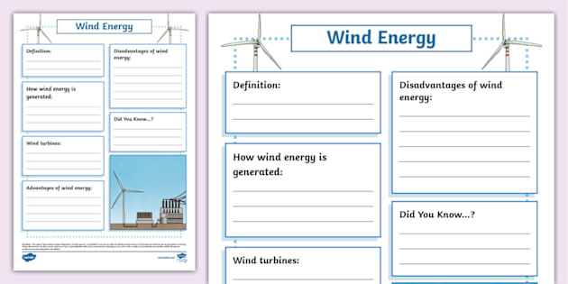 Wind Energy Worksheets How Does Renewable Energy Work? | Imagination