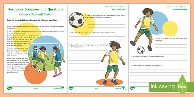 Resilience Scenarios and Questions 1 (teacher made)