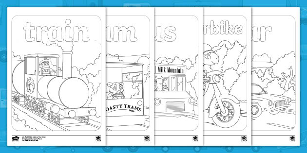 Coloring Pages Of Different Types Of Transportation [2025]