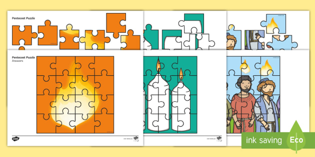 Pentecost Jigsaw Puzzle | RE and Christianity | F-2