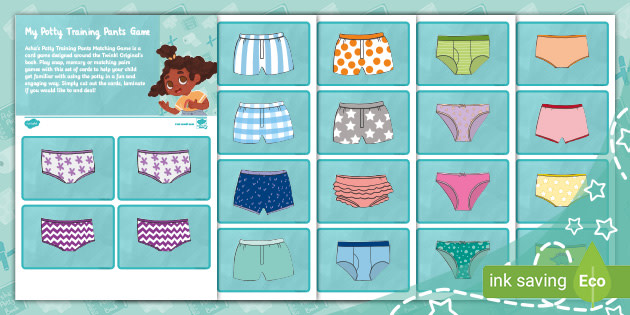 My Potty-Training Pants Game (teacher made)