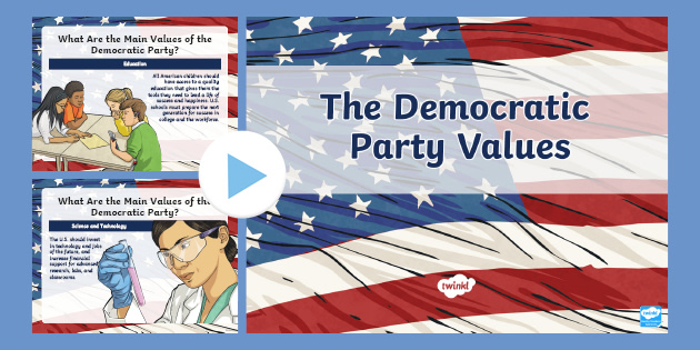 Democratic Party Values PowerPoint