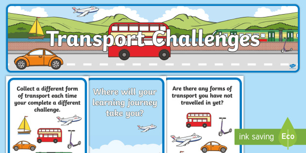 Transport Challenges Posters and Banner Display Pack