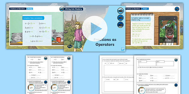 👉 Supports White Rose Year 5 Using Fractions as Operators