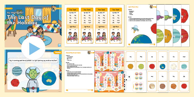 FREE! - Twinkl Phonics Level 5 Week 1 Lesson 1 'ay' saying /ai/