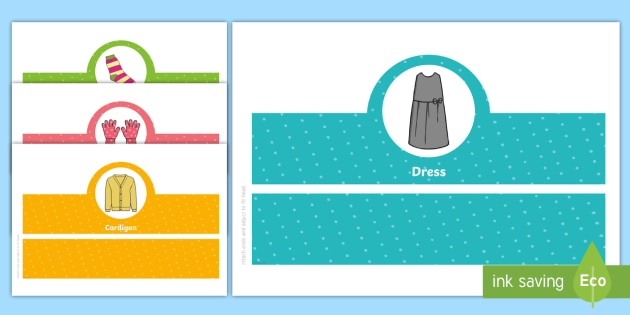 Clothes Headband Oral Language Game (teacher made)