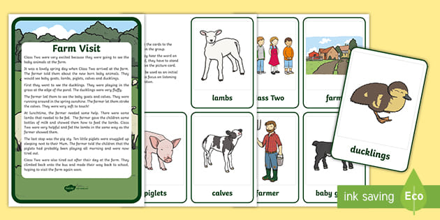 Farm Visit Listening Story (teacher made)