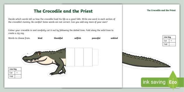 KS1 The Crocodile and the Priest Activity (teacher made)