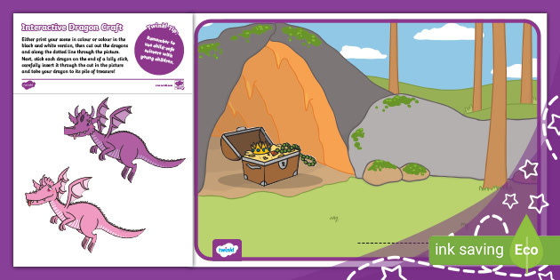 Interactive Dragon Craft (teacher made)