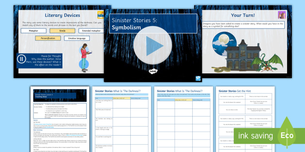 Sinister Stories Lesson 5: Symbolism (teacher made)