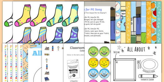 EYFS First Day Back Activity Pack (teacher made)
