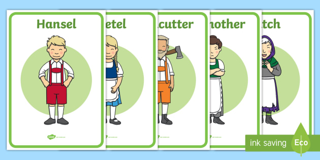 Hansel and Gretel Display Posters (teacher made)