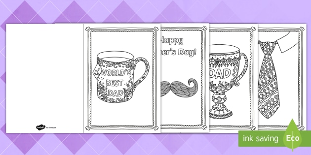 Father's Day Cards - Printable Resources - Grades 1-3