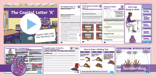 Twinkl Handwriting: The Capital Letter 'K' KS2 Activity Pack