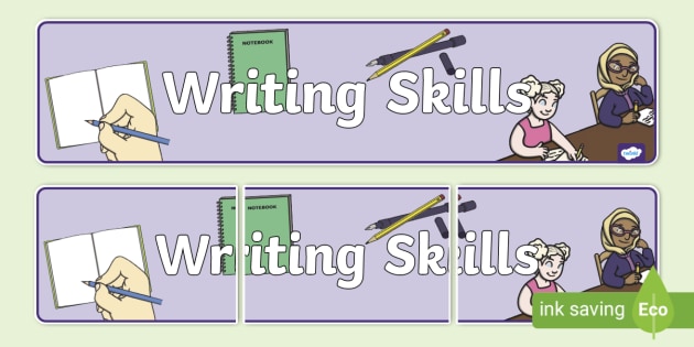 Writing Skills Display Banner (Teacher-Made)