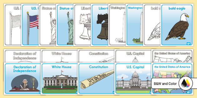 U.S. Symbols Posters (teacher made)