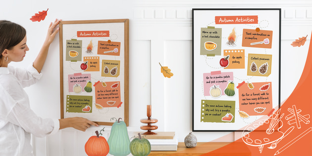 Autumn Activities Inspirational Poster | Twinkl Art Gallery