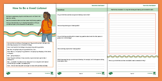 How to Be a Good Listener