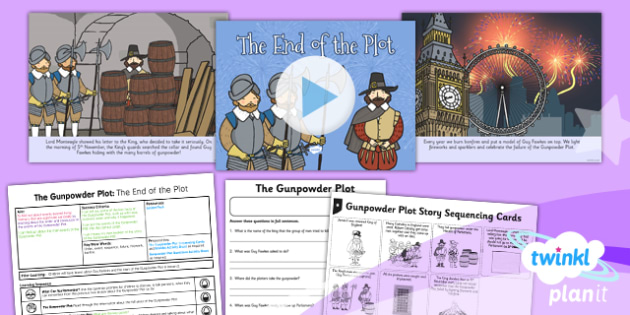 History: The Gunpowder Plot: The End of the Plot KS1 Lesson Pack 3
