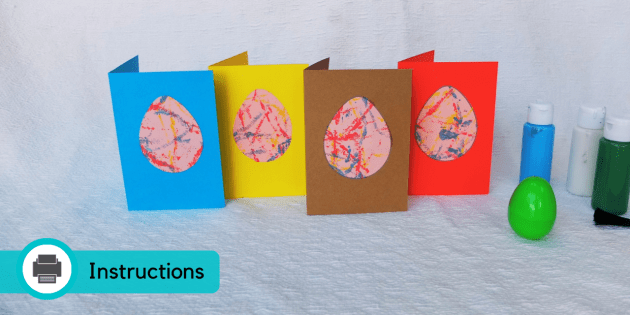 Easter Egg Roll Card | Handmade Easter Card Craft