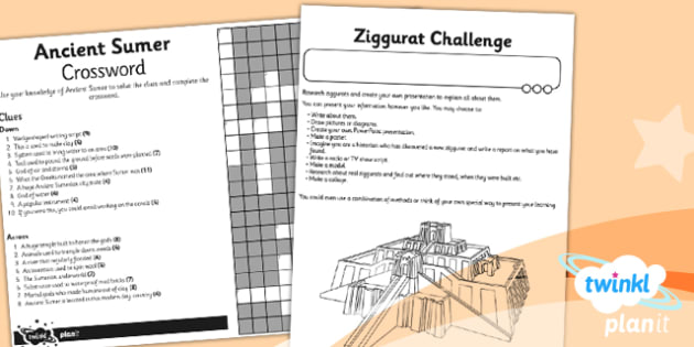 History: Ancient Sumer UKS2 Unit Home Learning Tasks