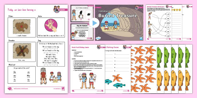 Phonics: Level 3: Week 1: Lesson 4 Pack: phonics letter 'x'