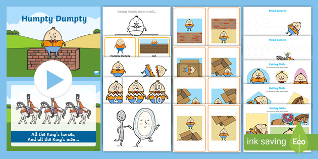 Humpty Dumpty Early Years Pack (teacher made)