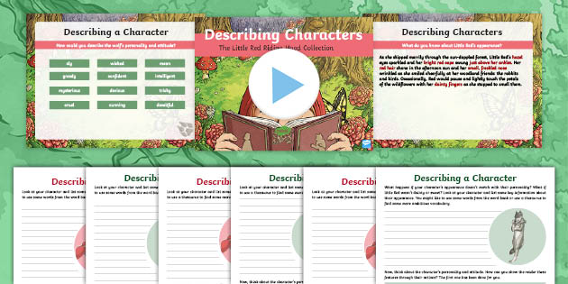 KS2 Describing a Character Resource Pack from Twist the Text