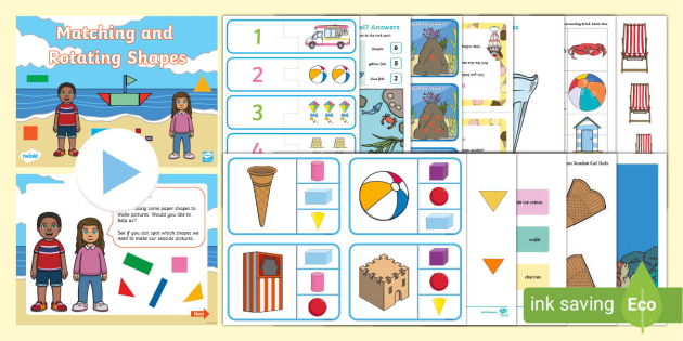 👉 EYFS Nursery Maths Activity Pack: Seaside