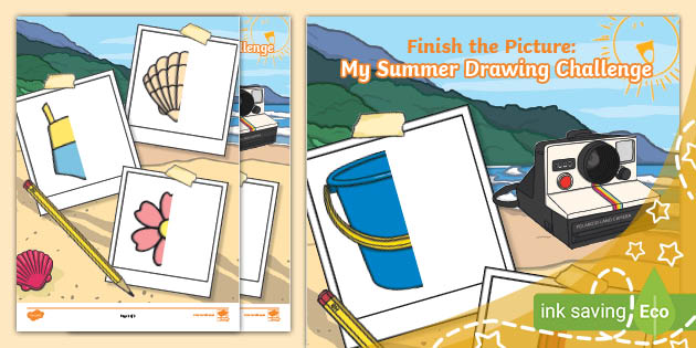Finish the Picture: My Summer Drawing Challenge