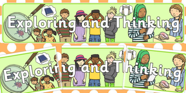 👉 The Early Childhood Curriculum Framework Explore Think Banner