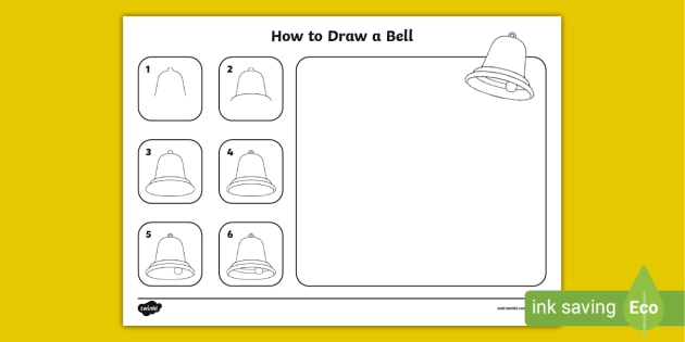 FREE! - How to Draw a Bell (teacher made)