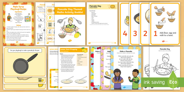 Pancake Day Activity Pack for Early Years Parents
