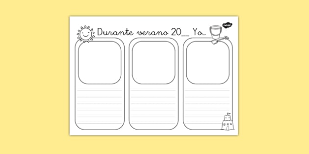 Durante verano 20__ Yo...