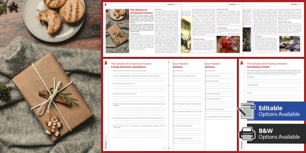 The Ghosts of Christmas Present Comprehension | Beyond