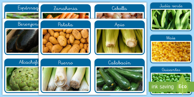 Tarjetas de vocabulario: La comida (teacher made)