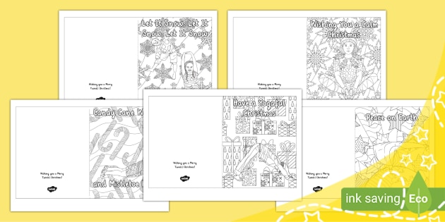 Christmas Mindfulness Colouring Pages • Twinkl.com.au