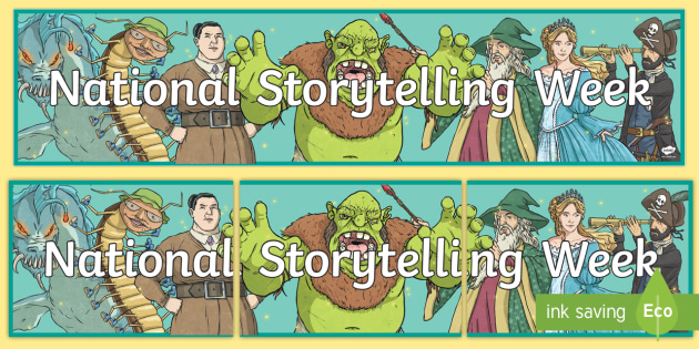 KS2 National Storytelling Week Banner (teacher made)