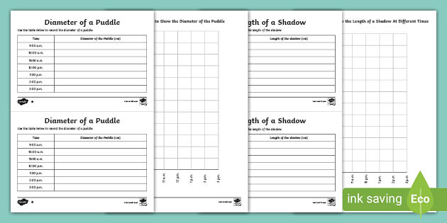Time Graph Worksheets - KS2 (teacher made)